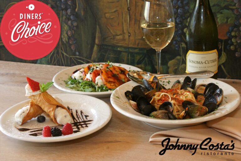 Johnny Costas Diner's Choice Award Palm Springs